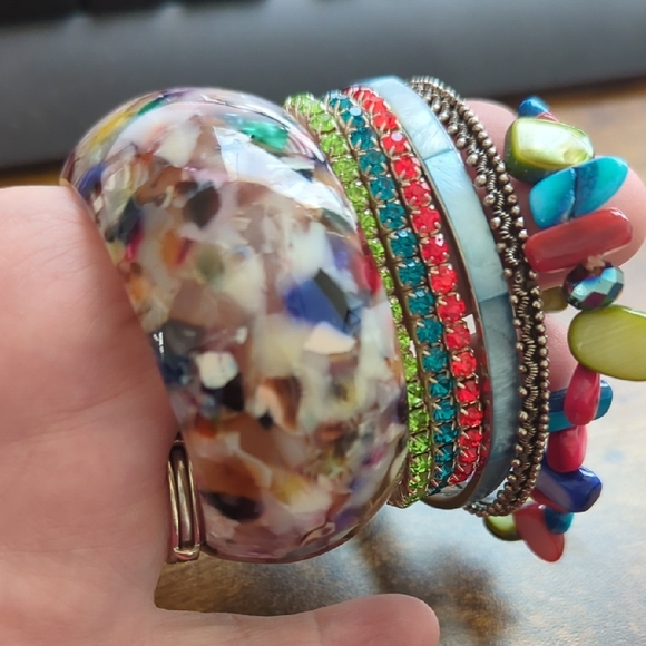 None | Jewelry | Multicolor Beaded Bracelet Set | Poshmark